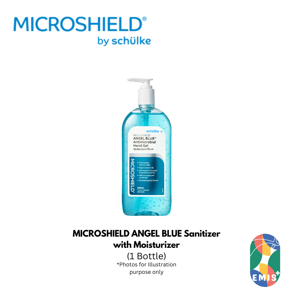 MICROSHIELD ANGEL BLUE Sanitizer with Moisturizer — Sof... | EMIS+ Sin ...